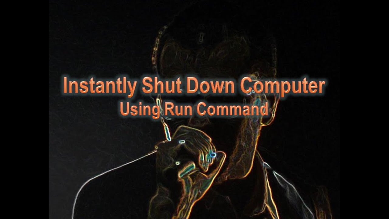 Shut Down computer | Using Run Command | W Tech World - YouTube