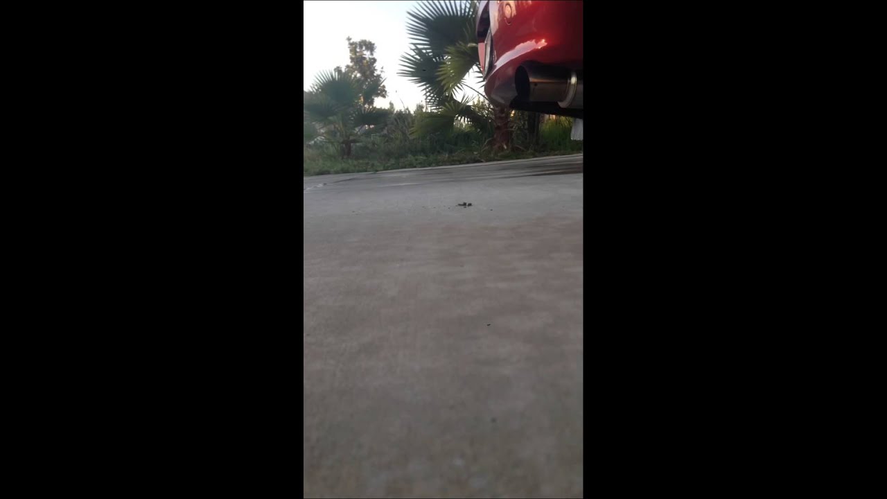 2014 Mitsubishi Lancer Es Tsudo axleback exhaust cold start - YouTube