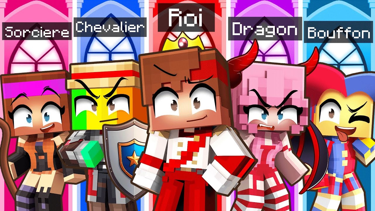 10 AMIS sur un BLOCK ROYAL sur Minecraft ! - YouTube