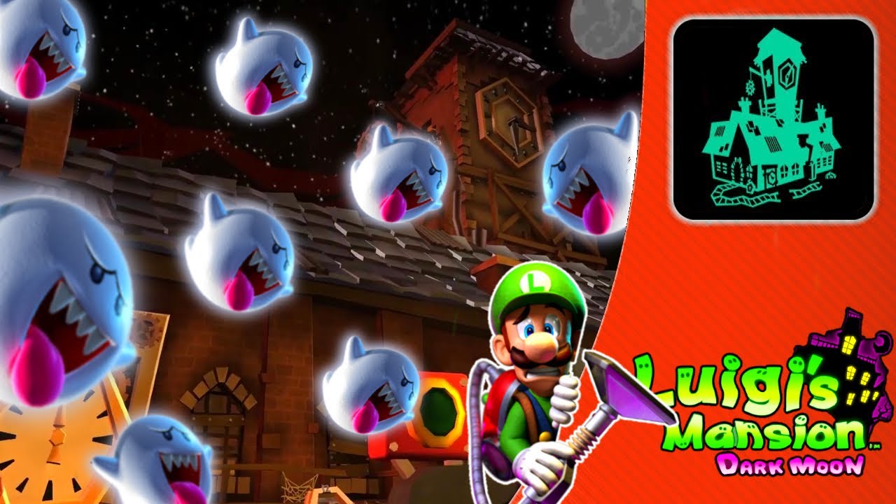 Luigi's Mansion Dark Moon All Boos Locations [Old Clockworks] 100% ...