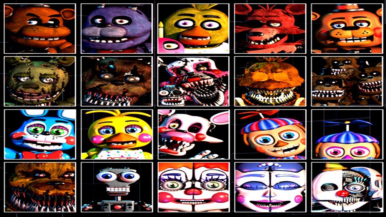 Fnaf 6 Animatronics List