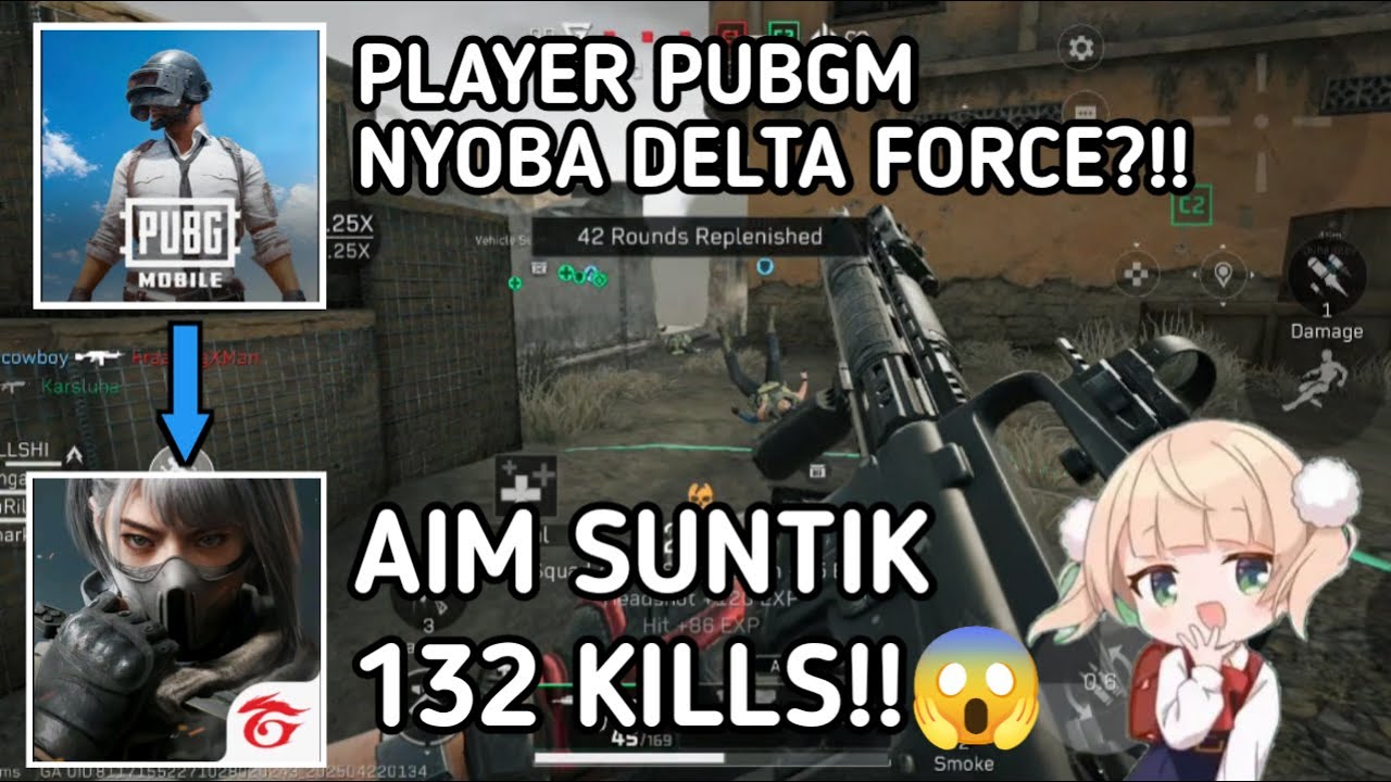 132 KILLS!!! PLAYER PUBGM NYOBAIN DELTA FORCE AUTO AIM SUNTIK?? - YouTube
