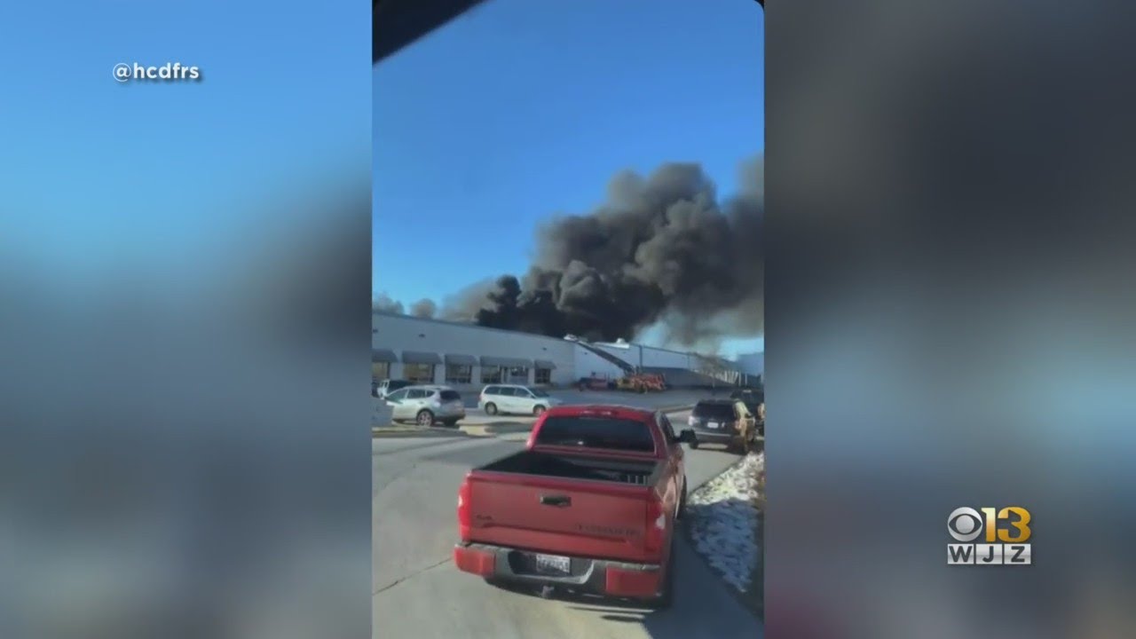 Howard County Firefighters Are Battling A Blaze At Lincoln Technical ...
