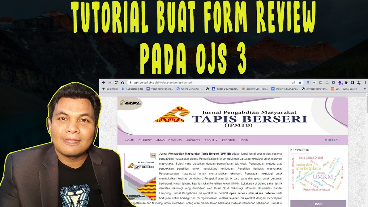 CARA MEMBUAT FORM REVIEW UNTUK REVIEWER DI OJS 3 4 - YouTube