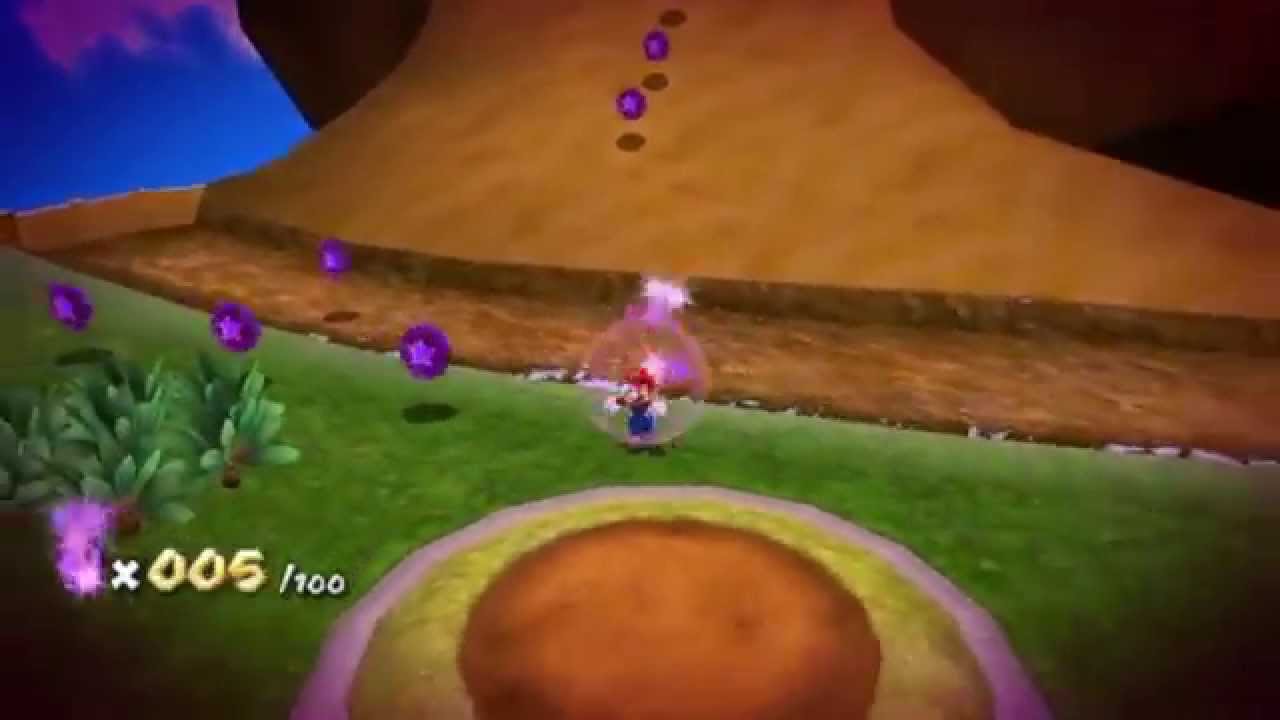 Super Mario Galaxy - Royaume des abeilles - Étoile 5 : Les pièces ...