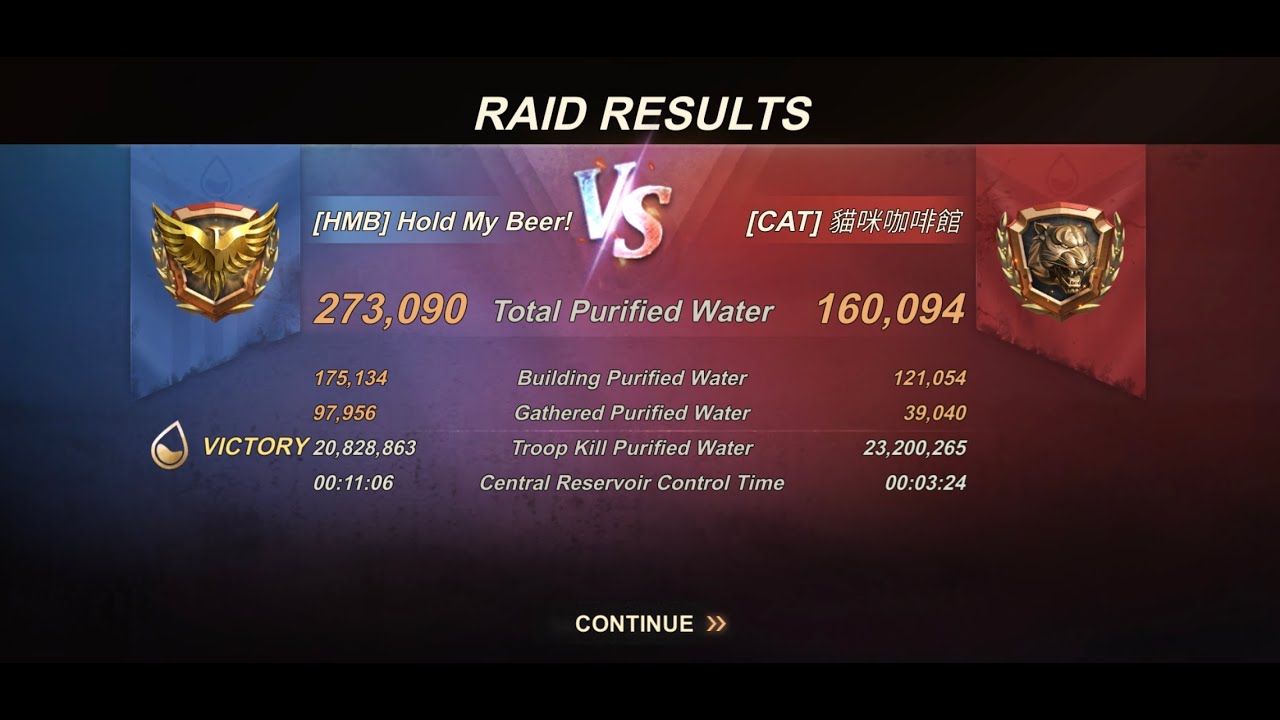 SOS - Reservoir Raid - #201 [HMB] vs #397 [CAT] - YouTube