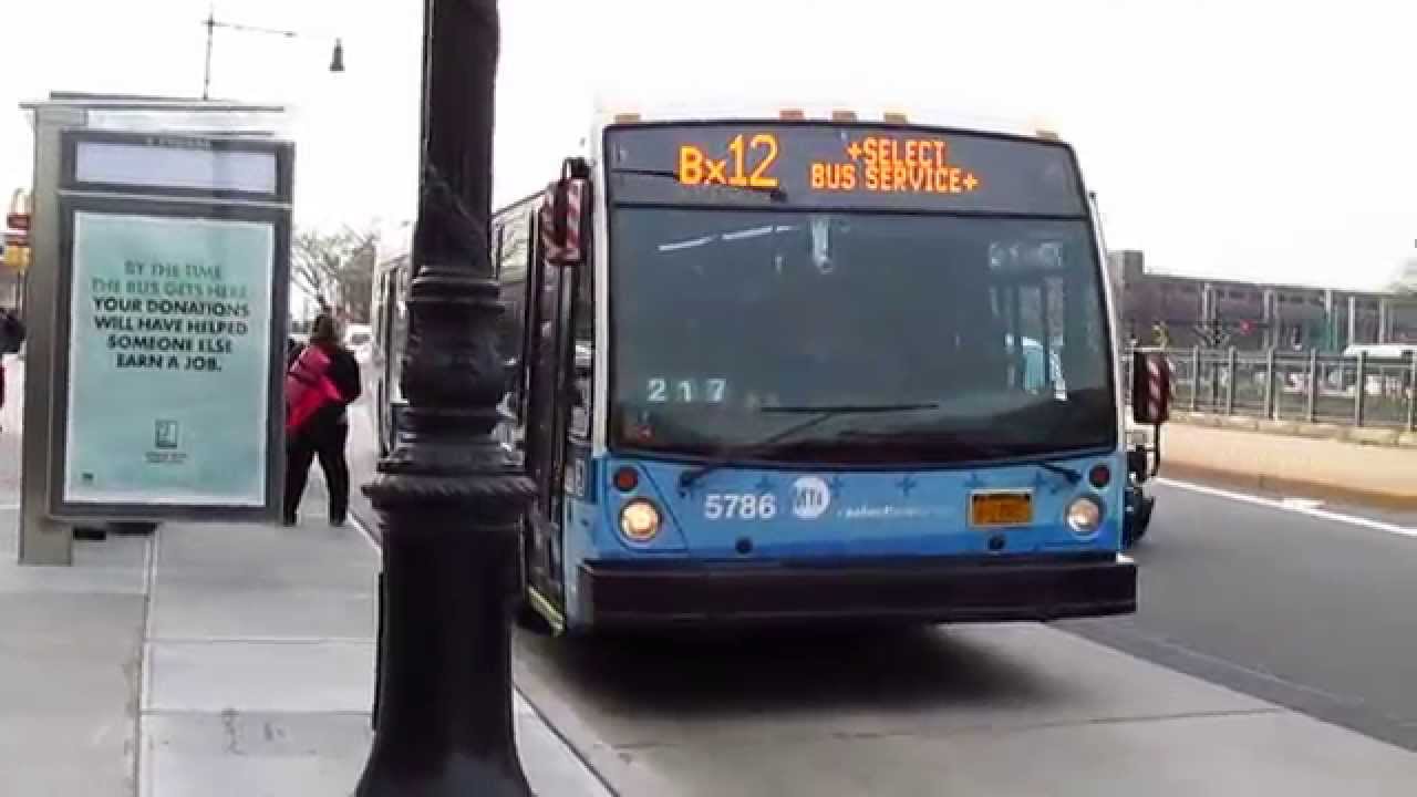 MTA New York City Bus: 2011 Nova Bus LFS Articulated #5786 on the Bx12 ...