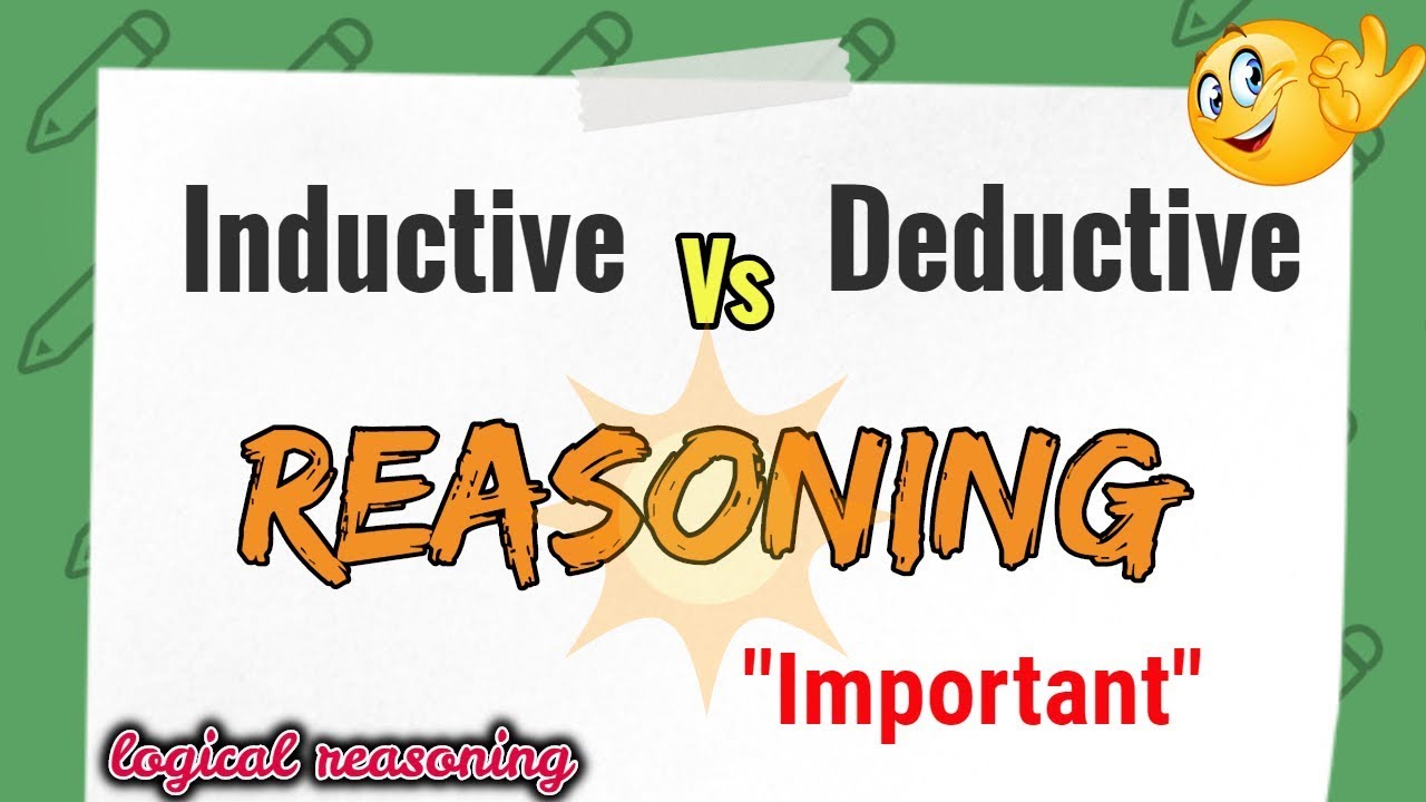 Evaluating and distinguishing deductive and inductive reasoning || UGC ...
