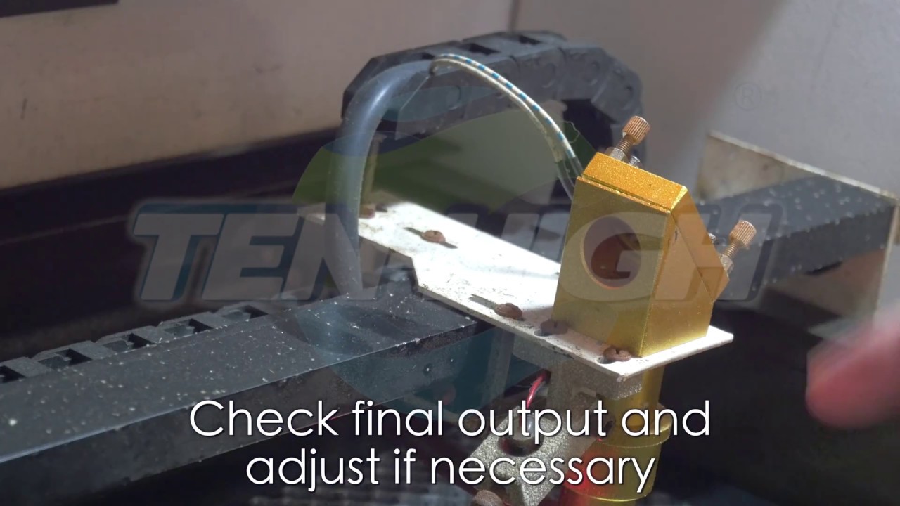 Ten High Co2 Laser Setup - YouTube