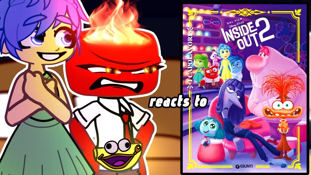 Inside Out 2 reacts to themselves 💜Gacha 2 react to Inside Out 2 - YouTube