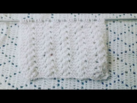 White Knitting Pattern - Perfect for any season - YouTube