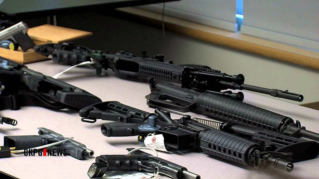 RCMP Seize "Staggering" Number Of Weapons - YouTube