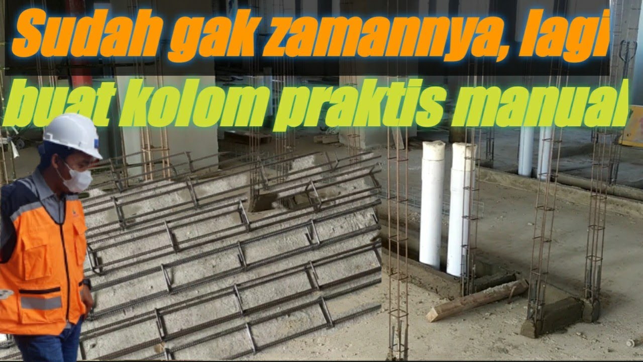 kolom praktis untuk bata ringan, simpel, praktis, cepat - YouTube