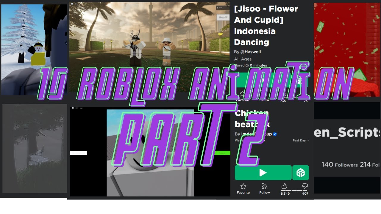 10 More Roblox Animation Games (Part 2) - YouTube
