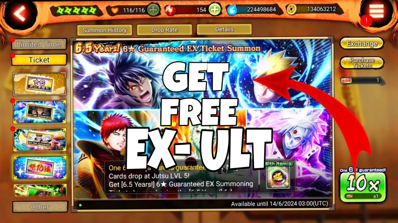 Nxb nv - Get free Ex-ultimate card||6⭐guarantee Summon 😎😁 - YouTube