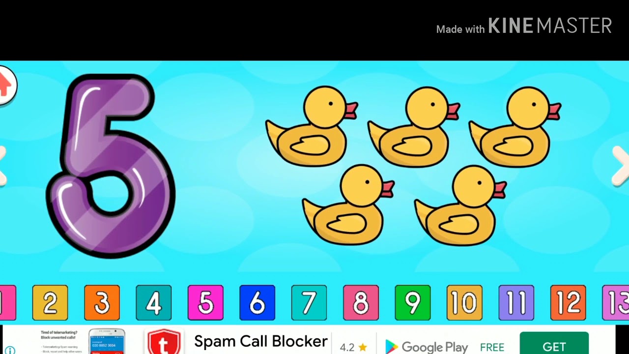 1 to 10 counting with animation । KID Learning । KID Education episode ...