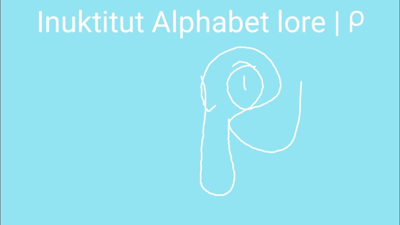 Inuktitut Alphabet lore | ᑭ - YouTube