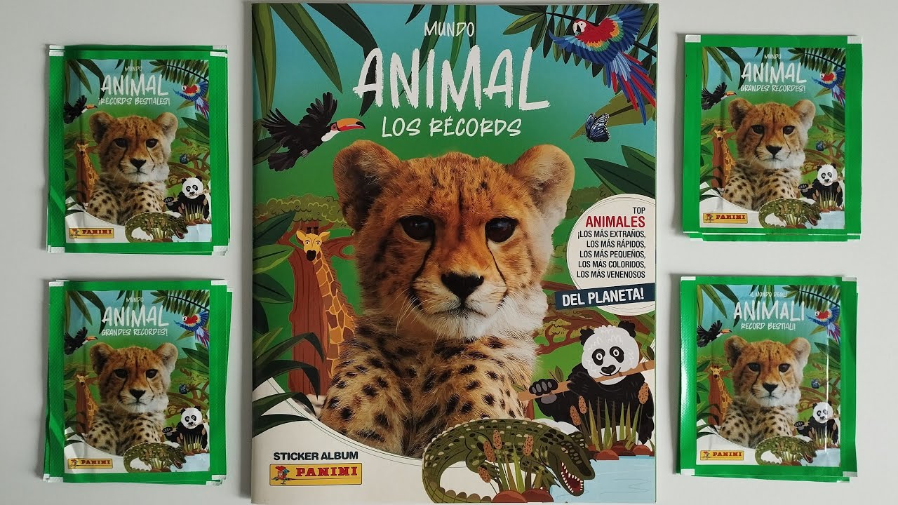 LAS COLECCIONES DEL OCIOSO 327: PANINI MUNDO ANIMAL LOS RECORDS NUEVO ...