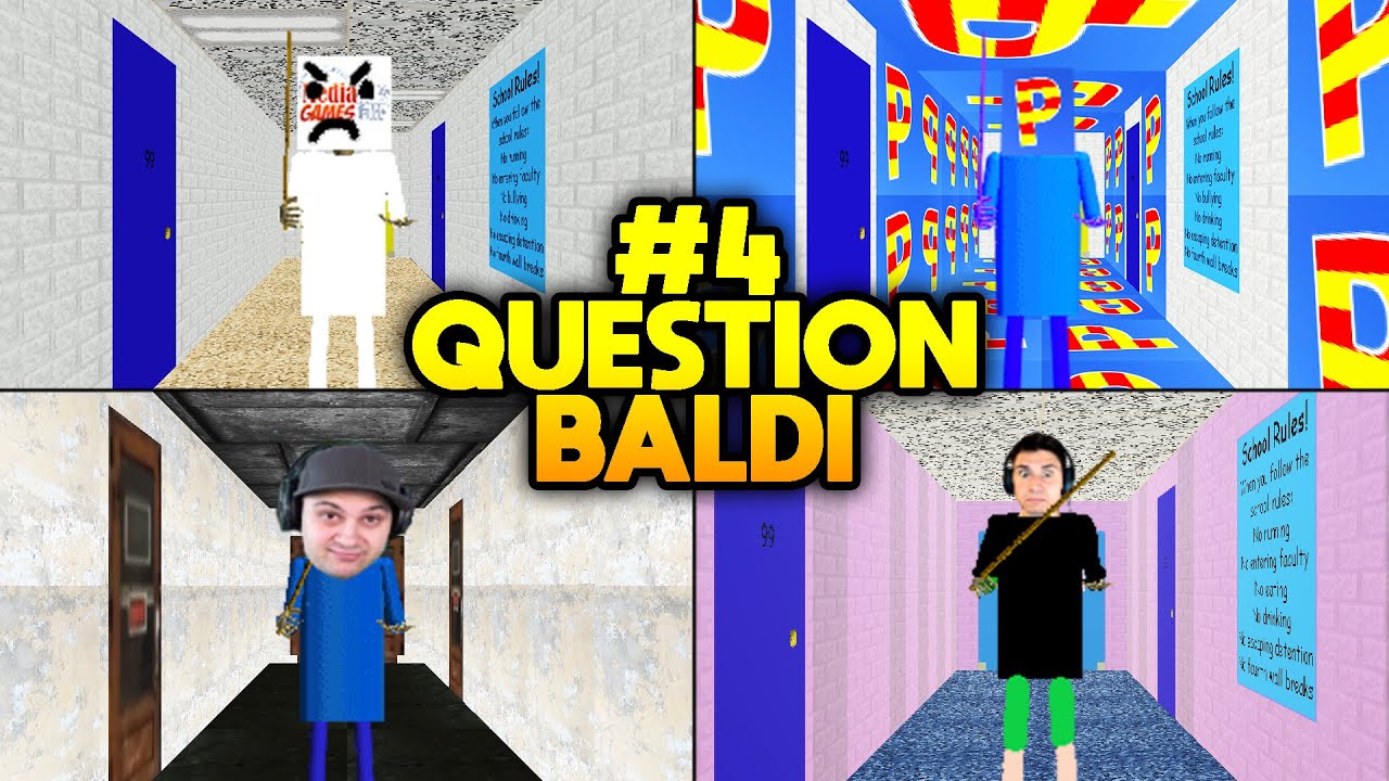 Everyone Baldi's Youtuber Mania Basics - ALL PERFECT! #4 - YouTube
