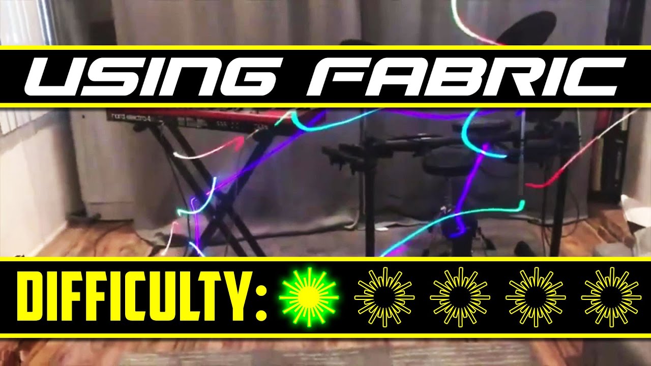 How to create projection on fabric with #LaserCube - YouTube