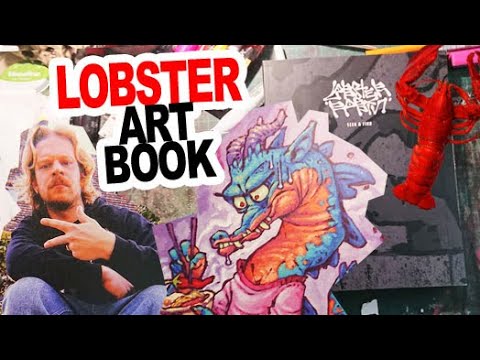NEW ART BOOK from LOBSTER ROBIN - YouTube