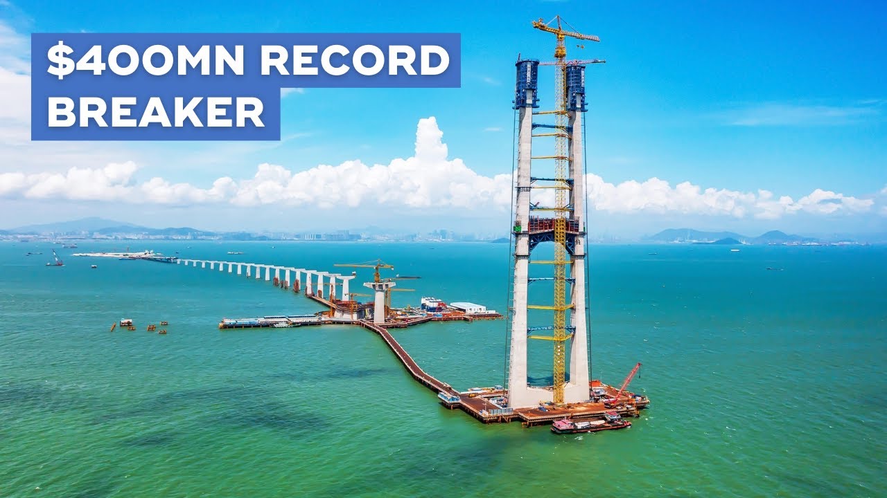 Inside Taiwan's Record Breaking New Mega Bridge - YouTube