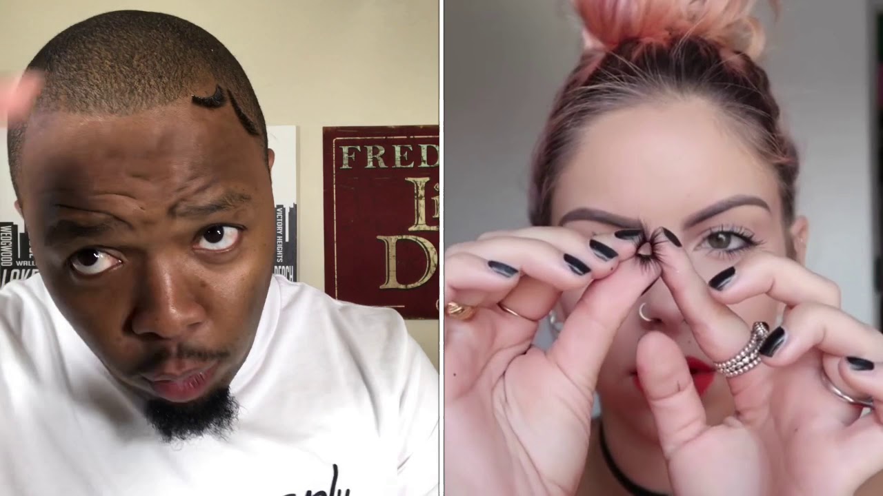 Eye lashes in YOUR NOSE - YouTube