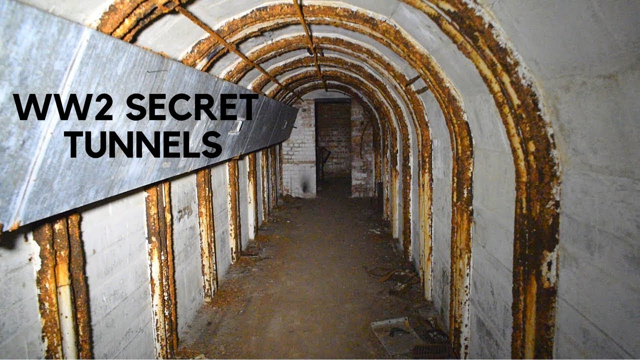 WW2 SECRET UNDERGROUND TUNNELS - YouTube