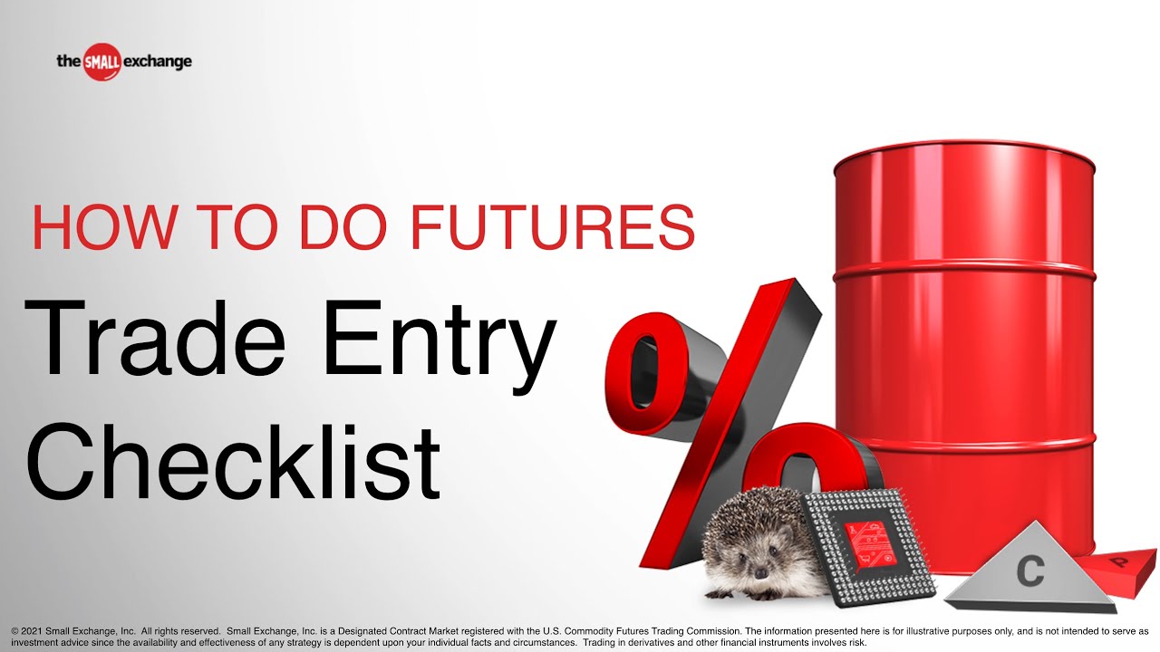 Trade Entry Checklist | How to Do Futures - YouTube