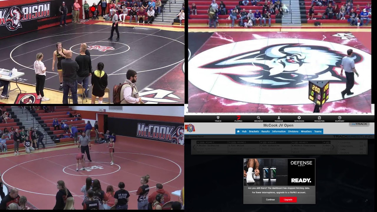 McCook Bison Girls Varsity/Boys JV Wrestling Invite - YouTube