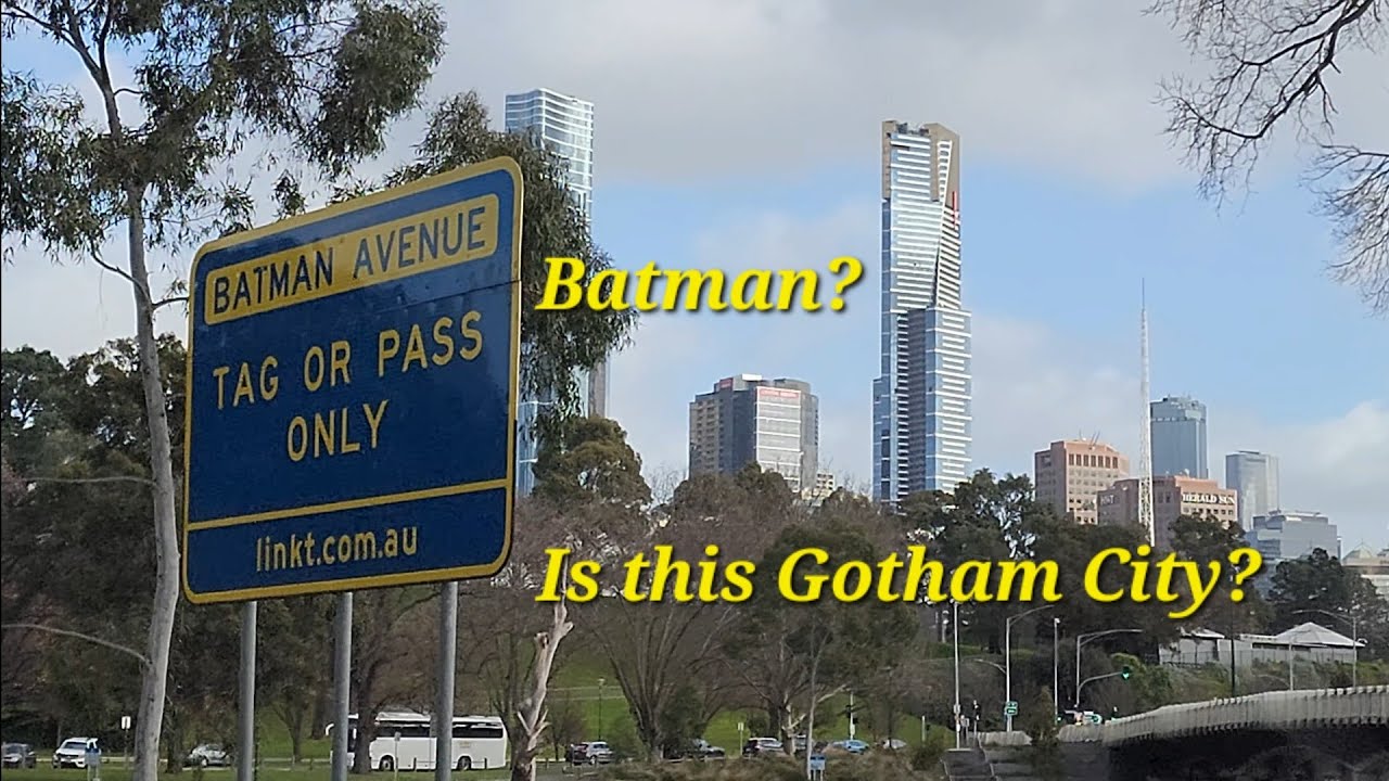 Driving into Melbourne CBD Victoria Australia via Batman Avenue ...