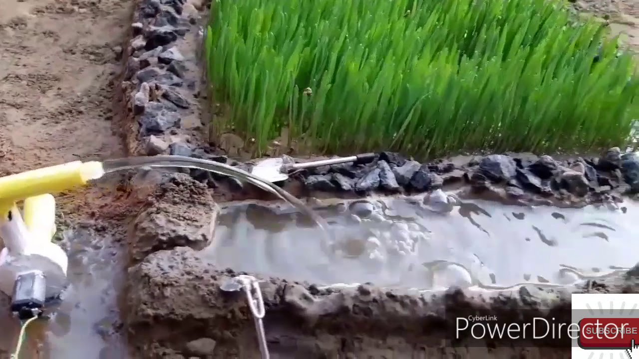 How to make wheat water pump science project construction || awesome ...