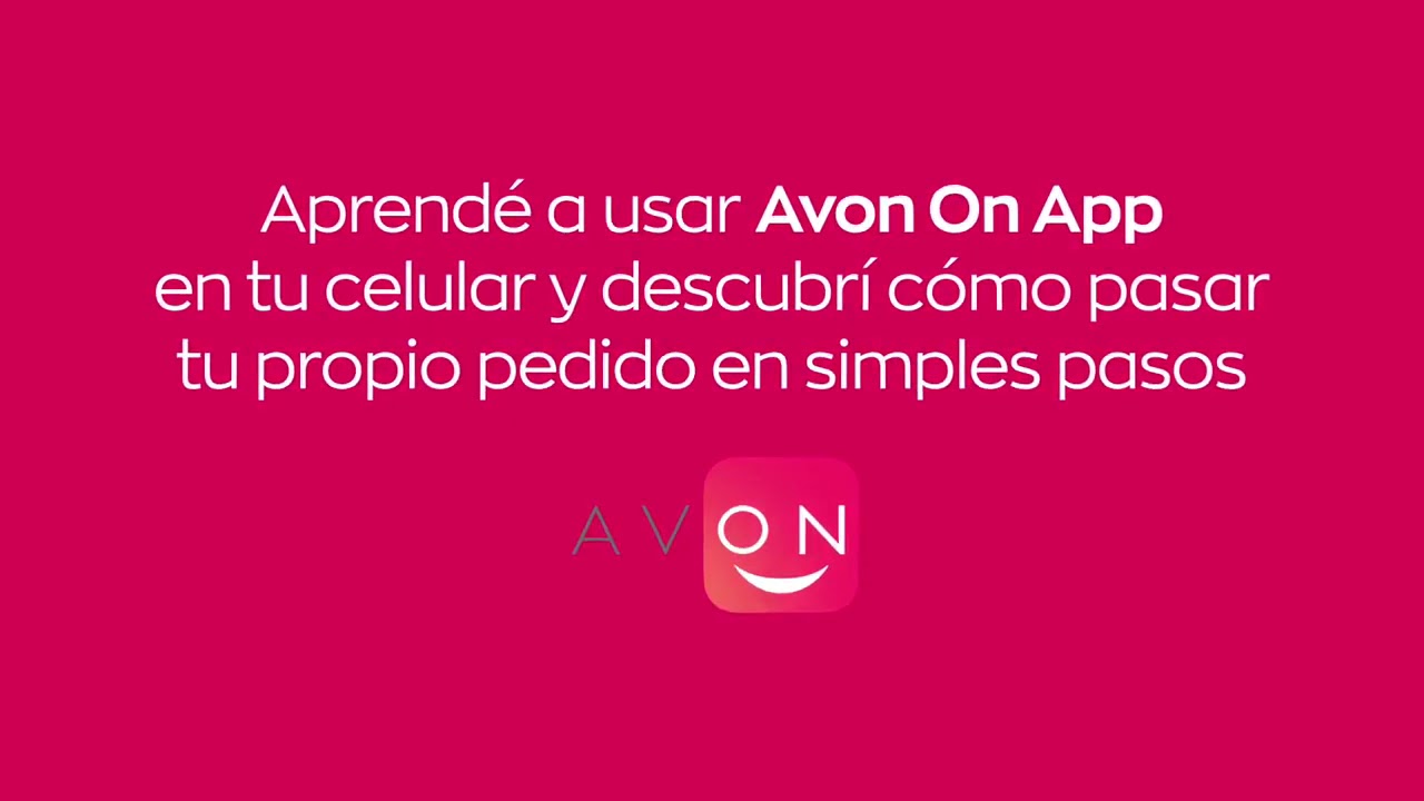 Como descargar y pasar tu pedido desde Avon on App - YouTube