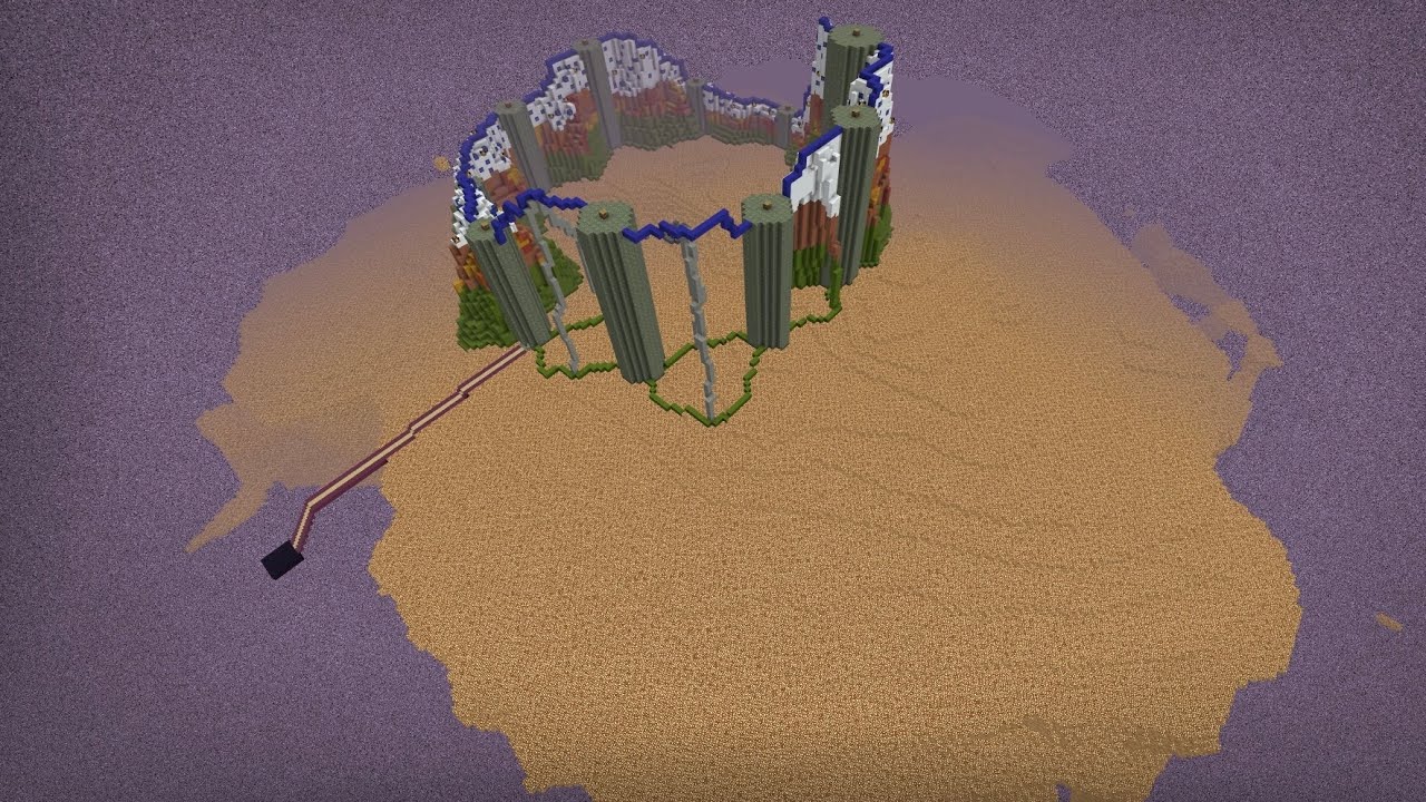 7th mountain done, beginning 8th - End Project, Minecraft Shroom World ...