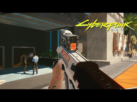 PROTOTYPE: SHINGEN MARK V (ICONIC) Arasaka Weapon Showcase Gameplay ...