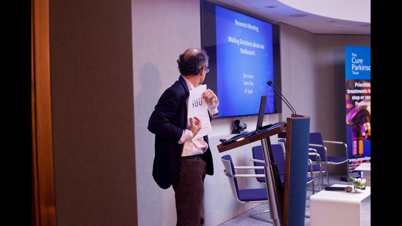 Tom Isaacs - Co-founder The Cure Parkinson's Trust - YouTube