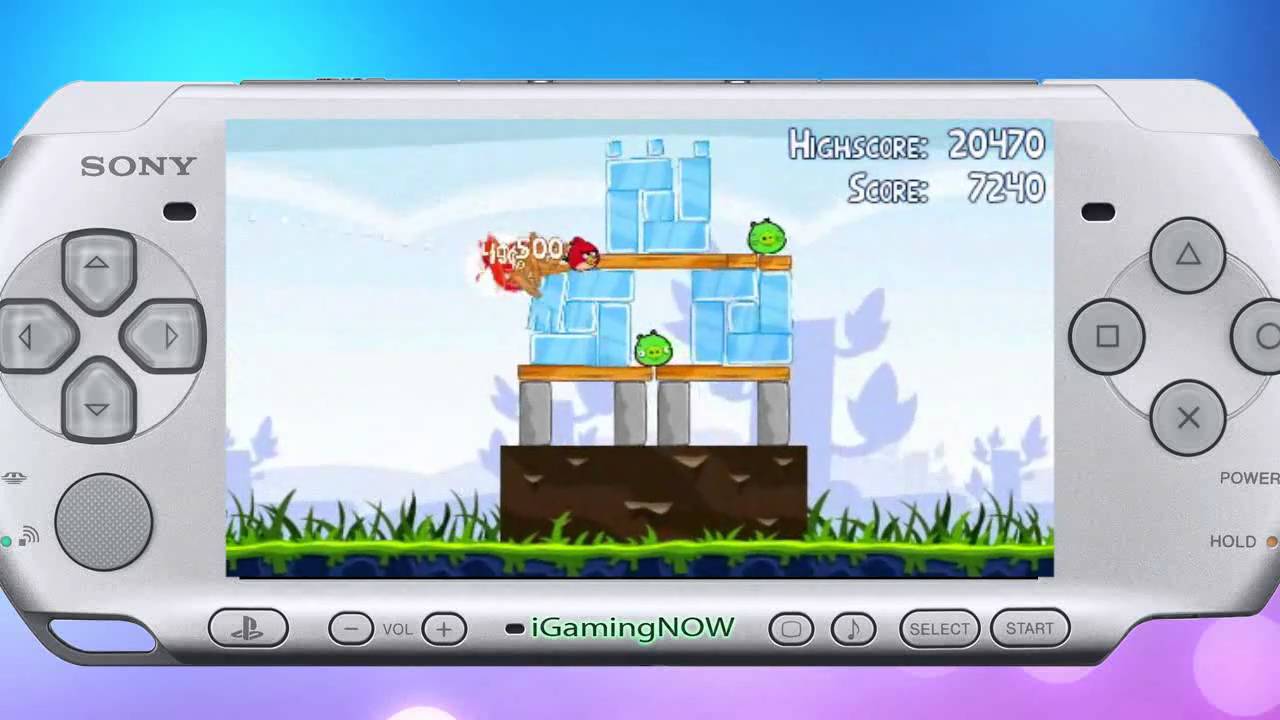 ANGRY BIRDS (PSP mini) Gameplay [HD 720p] - YouTube
