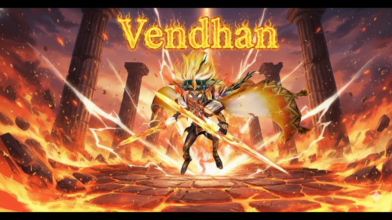 VENDHAN (Fire Indra): The POWERFUL Nuker with AOE SILENCE! (Summoners ...