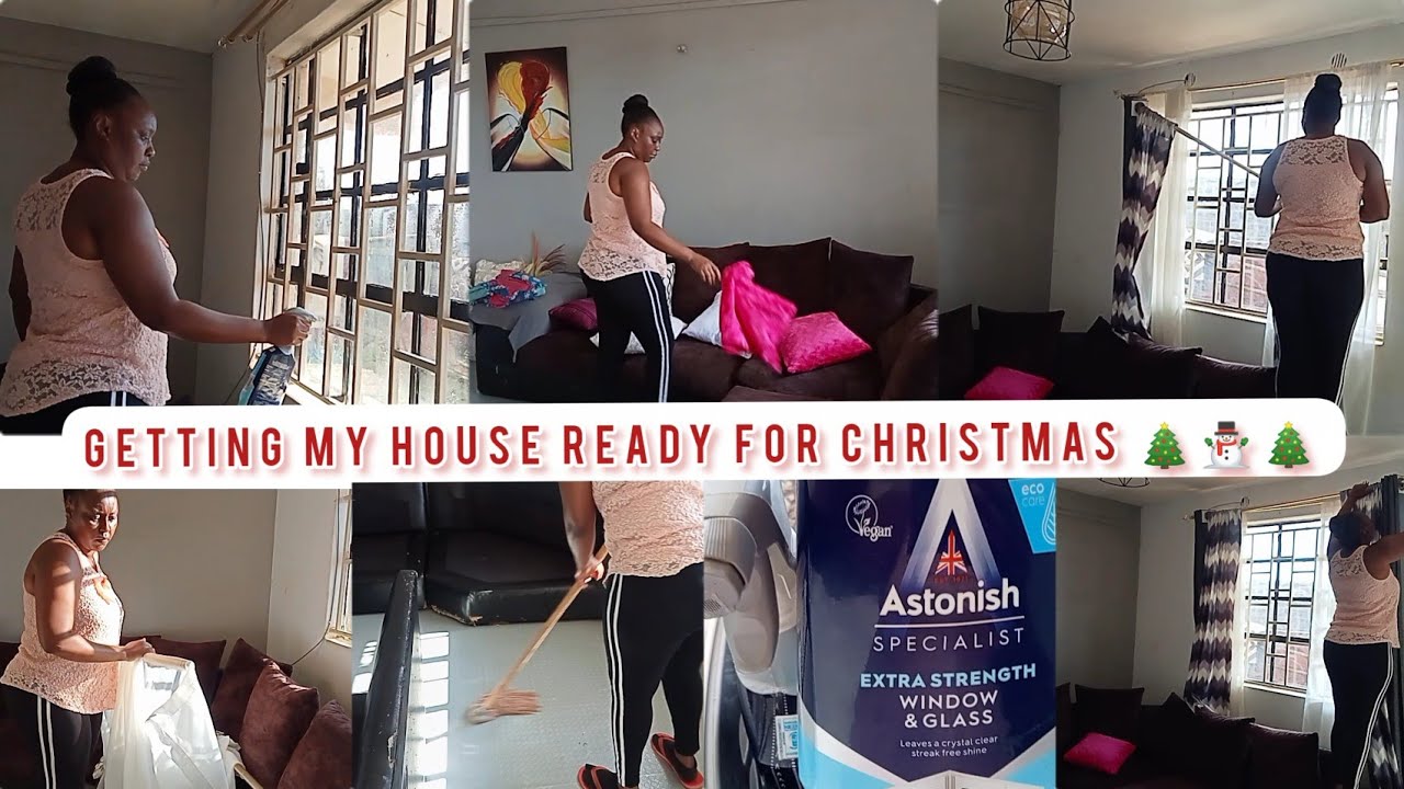 Getting my house ready for Christmas 🎄⛄🎄// Christmas clean with me ...