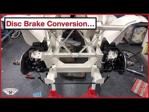 Disc Brake Conversion and Front Suspension in Detail on our Austin ...