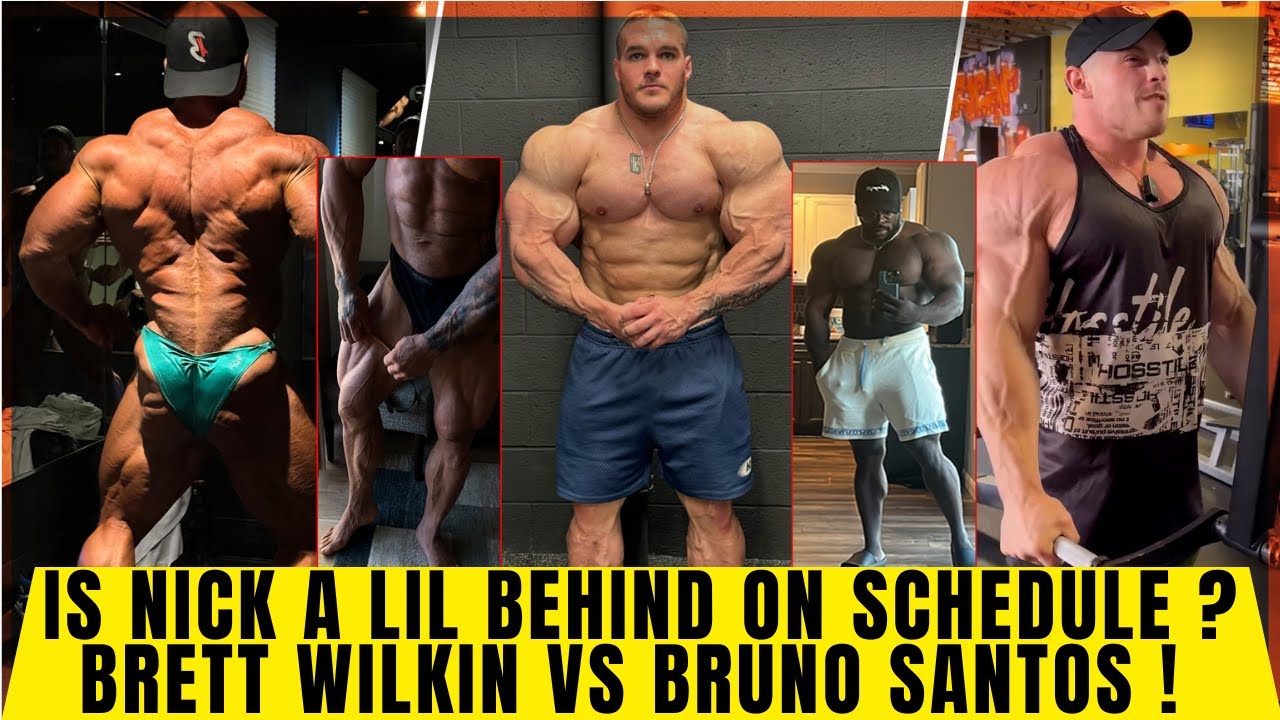 Is Nick Walker behind on schedule ? Martin is going skinless +Brett vs Bruno +Terrence +Ross ...
