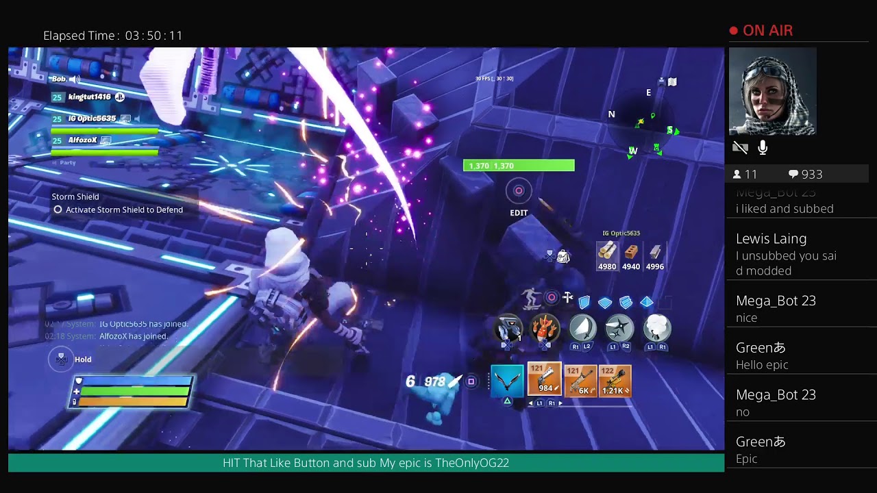 Fortnite STW Live Free Modded guns #Giveaway #Live #Fortnite # stw ...