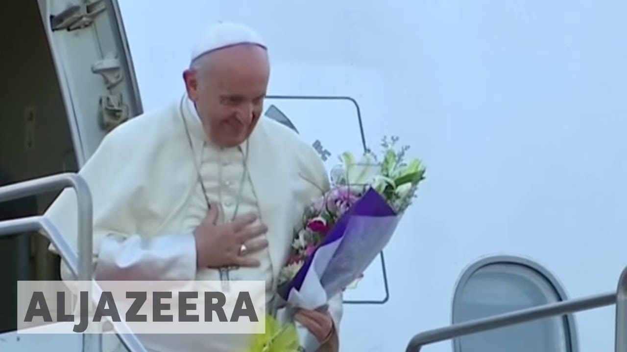 Pope Francis wraps up his Asia tour - YouTube