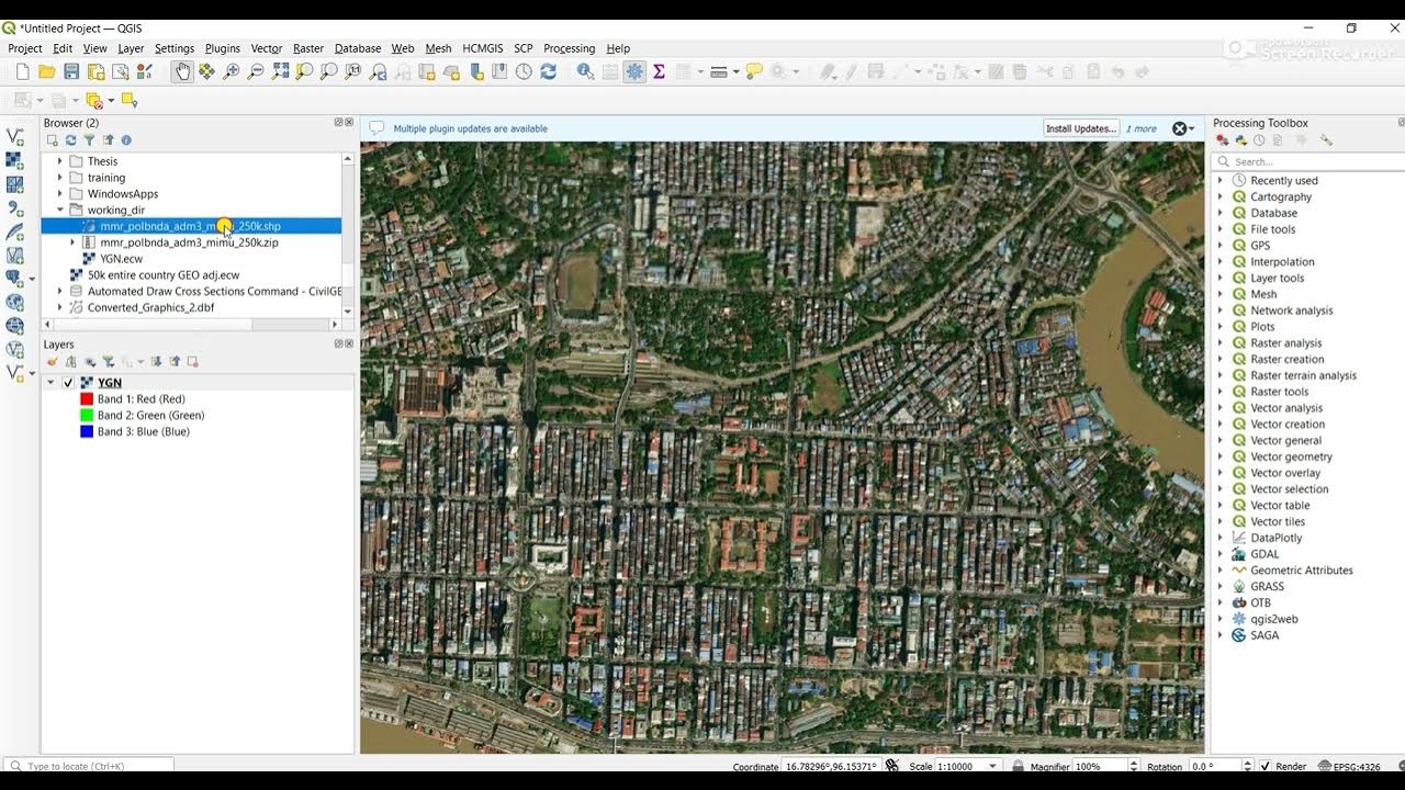 6 Add Raster Layer in QGIS - YouTube