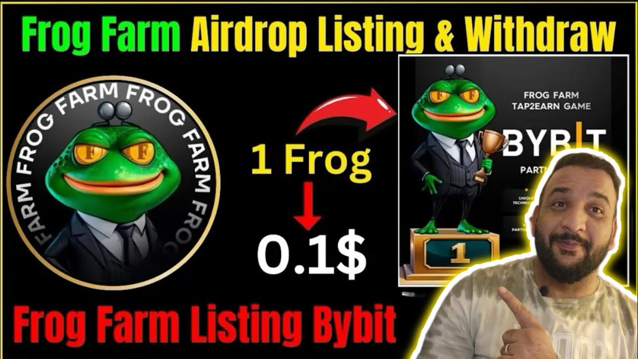 Frog Farm Airdrop Update | Frog Farm Airdrop Listing & Withdraw | Frog ...