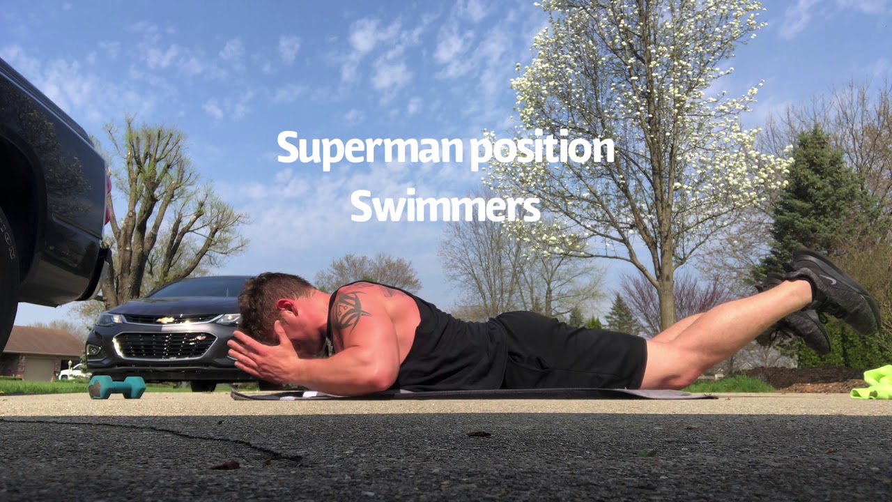 Superman Position Swimmers - YouTube