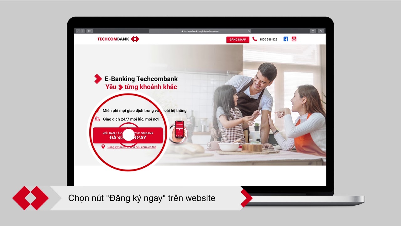 Đăng ký trực tuyến E-Banking Techcombank trên website - Không cần đến ...