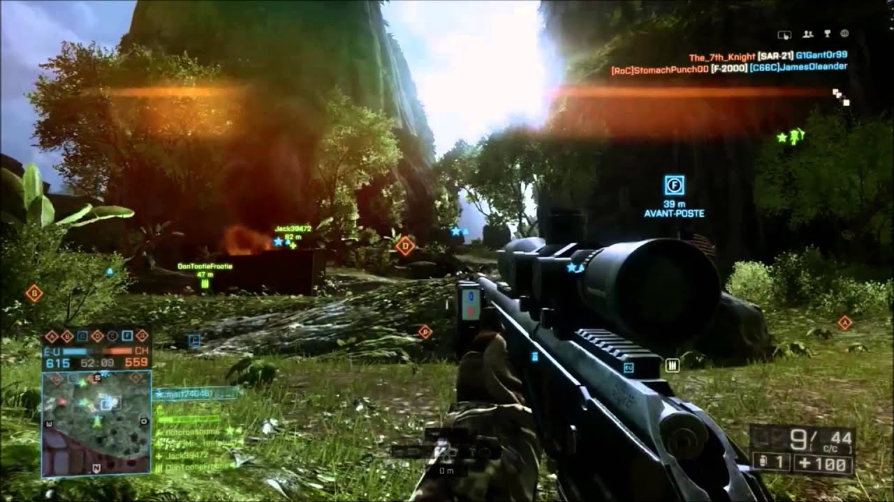 [PS4] BF4 gameplay montage sniper - YouTube