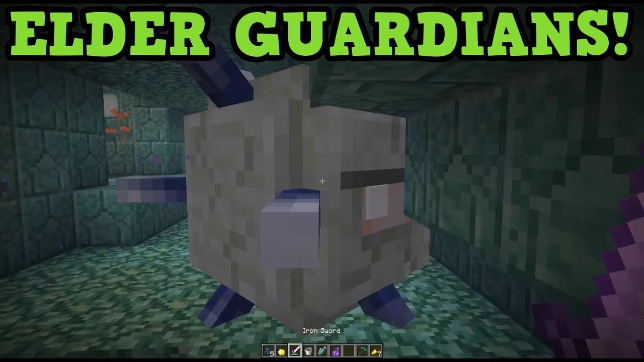 Minecraft Xbox 360 / PS3 TU31 Features - Elder Guardians + Monument ...