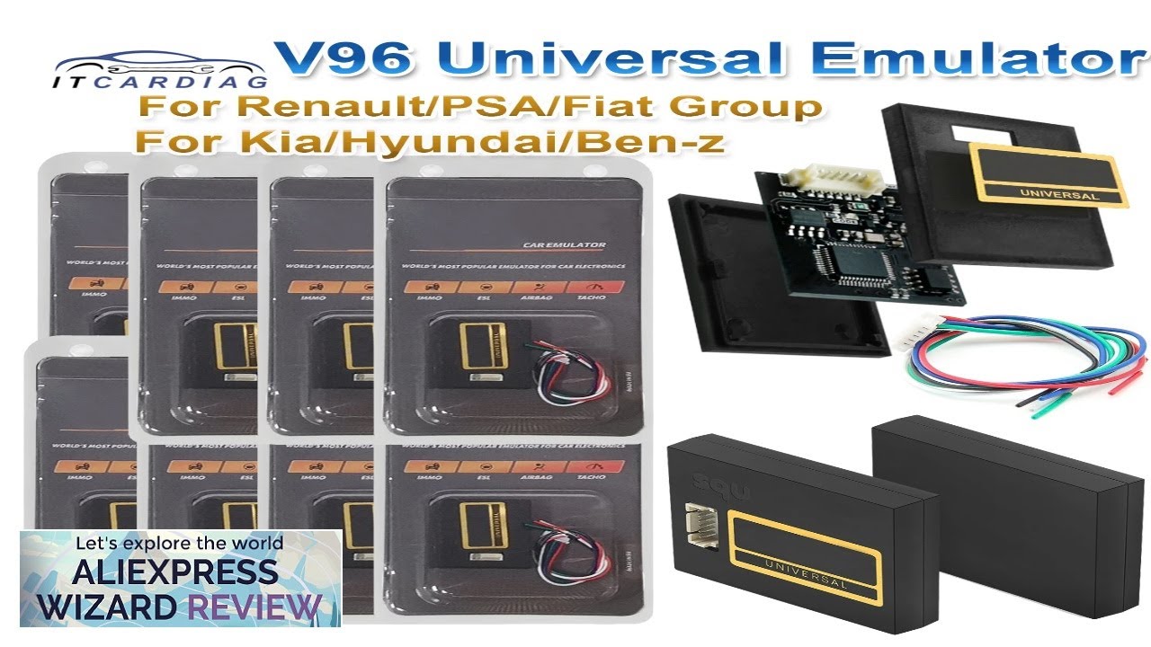 Universal V96 Car Emulator For Renault Group Juli V96 IMMO Off Emulator ...